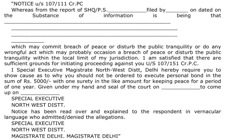 Preventive arrest and security proceedings in CrPC (S.107/151 CrPC) and ...