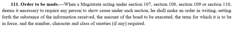 Preventive arrest and security proceedings in CrPC (S.107/151 CrPC) and ...
